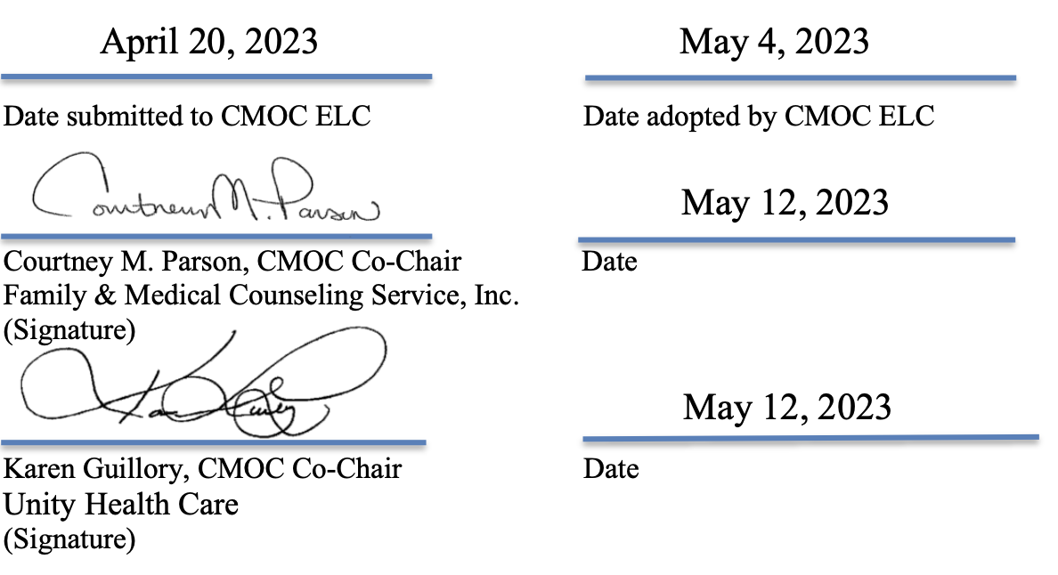 Case Management Operating Committee (CMOC) – Effi Barry Training Institute